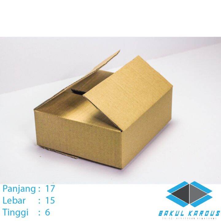 kardus packing kardus online shop box 17x15x6 cm ms glow 1 paket plus ...