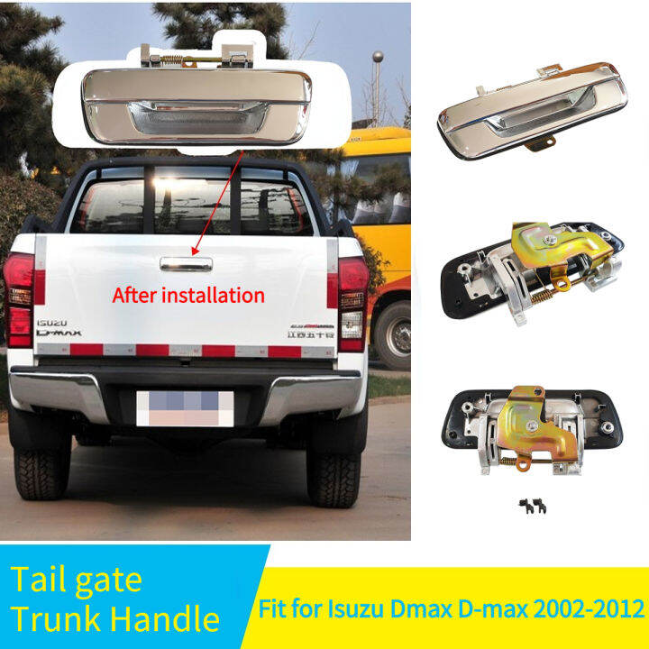 For Isuzu Dmax 2002 - 2011 (Chrome) TailGate Handle Tail Gate Handle ...