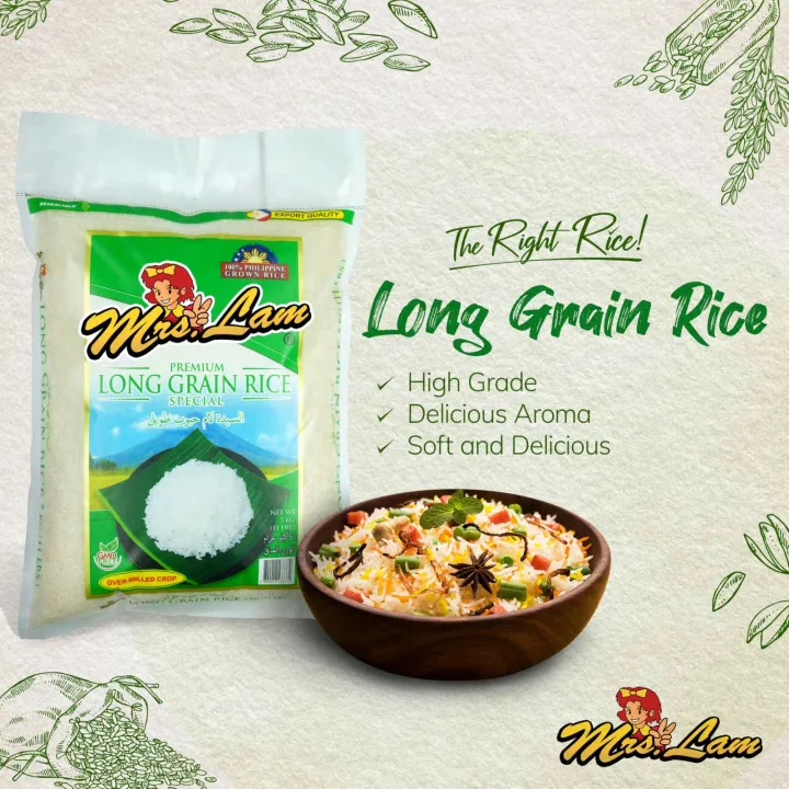 50KG Mrs Lam Long Grain Rice | Lazada PH
