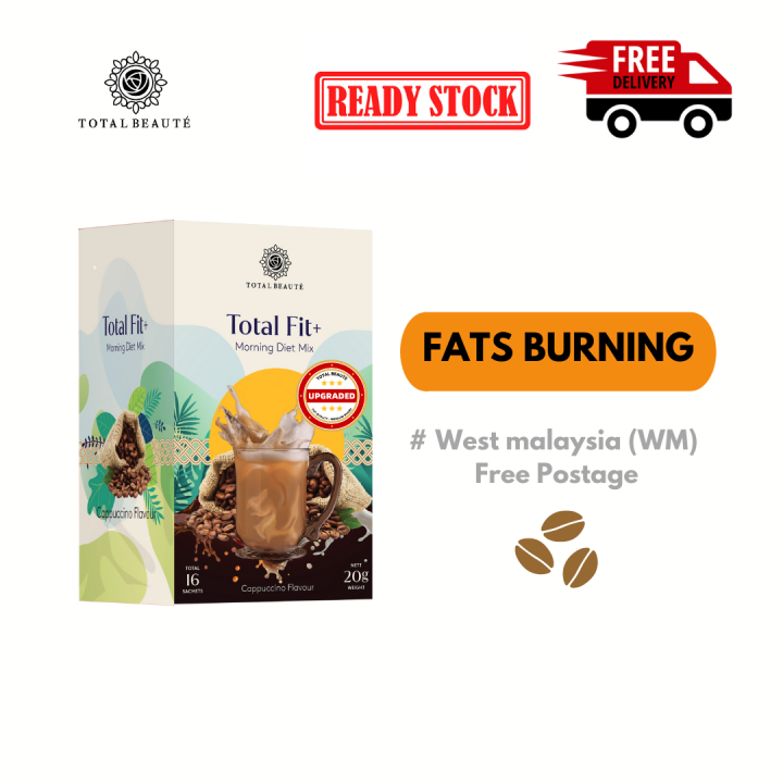 [SLIMMING] UPGRADED Total Fit+ Fats Burning Coffee Cappuccino ...