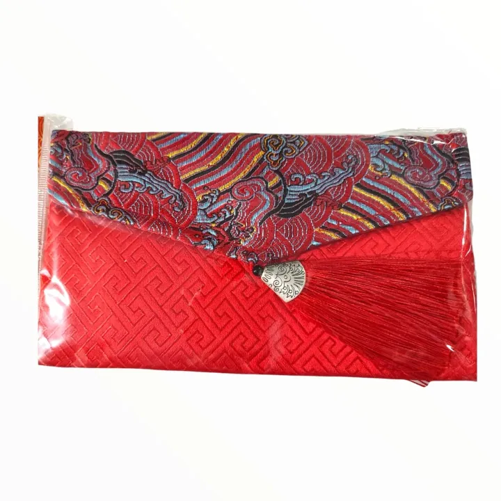 Dompet kain satin/ dompet kain angpau untuk sangjit atau wedding ...