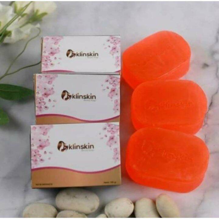 ORI Klinskin Klin Skin Sabun BADAN MENCERAHKAN & MENGANDUNG COLLAGEN | Lazada Indonesia