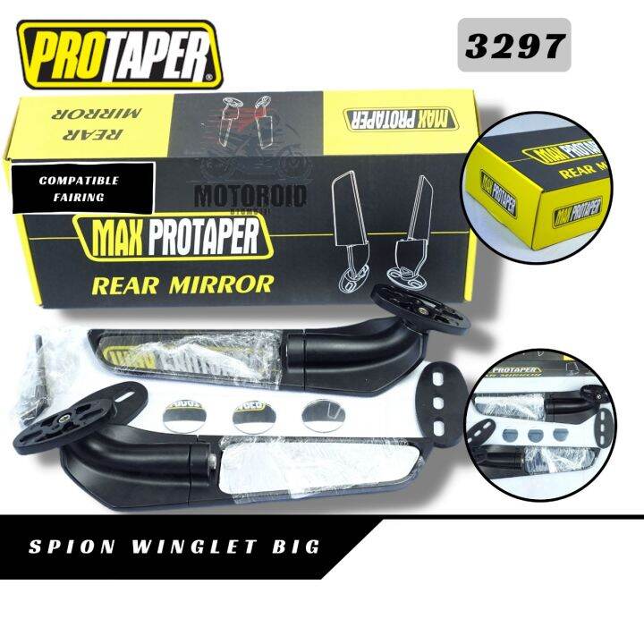Kaca Spion Winglet Jumbo VARIASI MAX PROTAPER R15 CBR150R GSX Universal ...