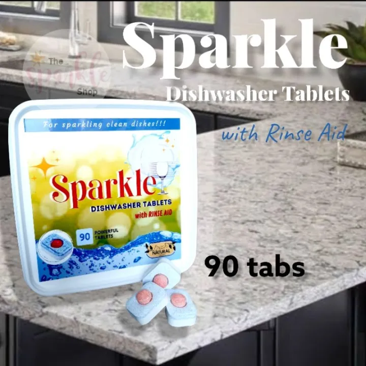 Sparkle Dishwasher TabletsPack 90 tabs | Lazada PH