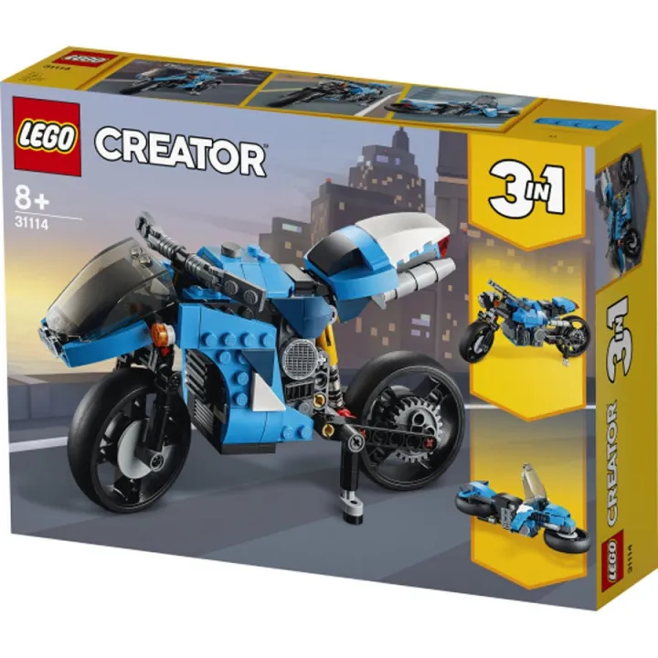 Lego 31114 Superbike (Creator 3in1) เลือกต่อได้ 3 แบบ #Lego by Brick ...
