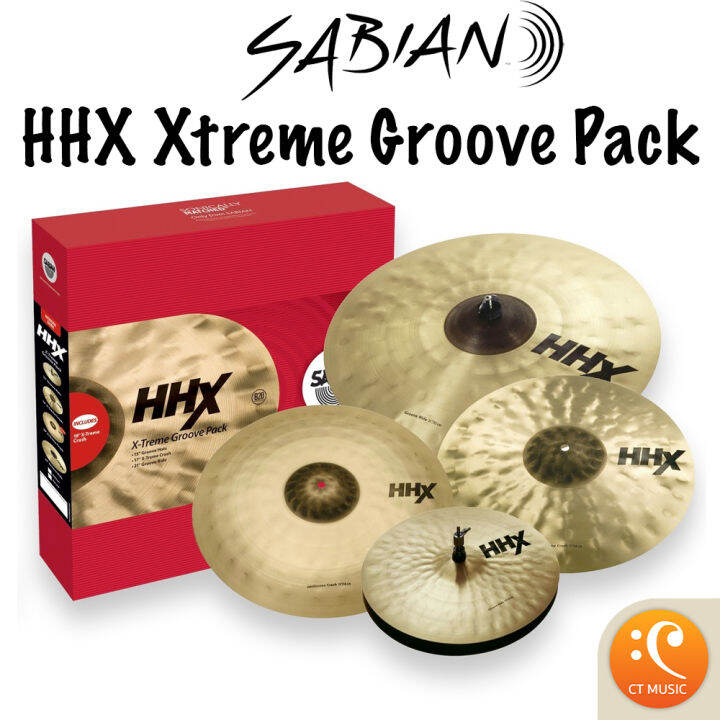 Sabian HHX Xtreme Groove Pack ฉาบชุด Cymbal Set | Lazada.co.th