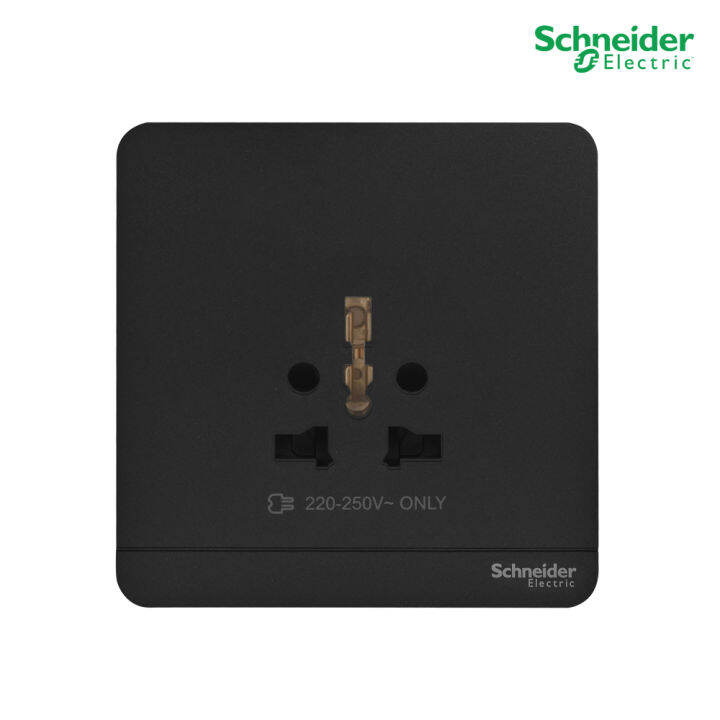 Schneider Electric E83426TS_DG เต้ารับยูนิเวอร์แซล สีเทาเข้ม รุ่น ...