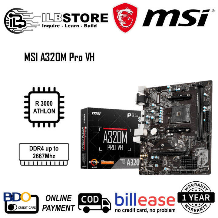 MSI A320M Pro VH | Lazada PH