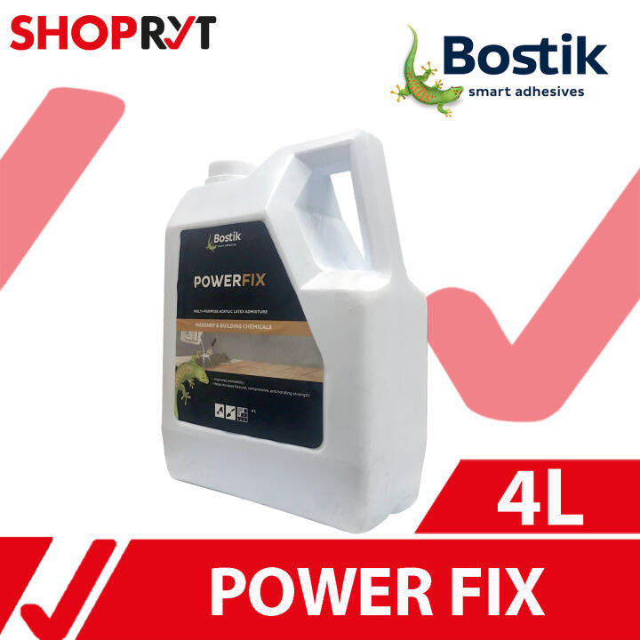 BOSTIK Powerfix Multi-purpose Acrylic Latex Fortifying Additive, 4L ...