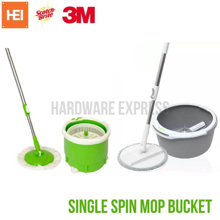 3M Scotch Brite Single Spin Mop Bucket | Lazada PH