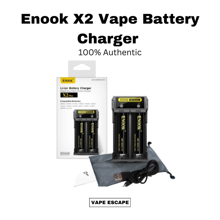 ENOOK Battery Charger X2 (100% Authentic) | Lazada PH