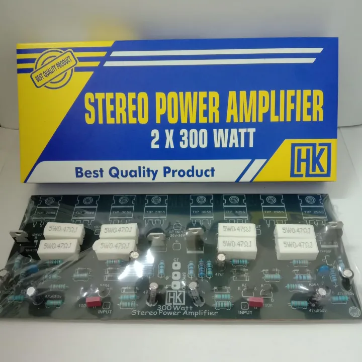 KIT STEREO POWER AMPLIFIER 2 X 300 WATT "STEREO POWER AMPLIPIER" "AMP ...