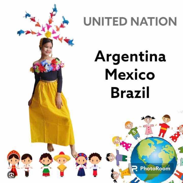 TQA'S NEW UNITED NATION COSTUME/ARGENTINA/MEXICO/BRAZIL/COMPLETE SET ...
