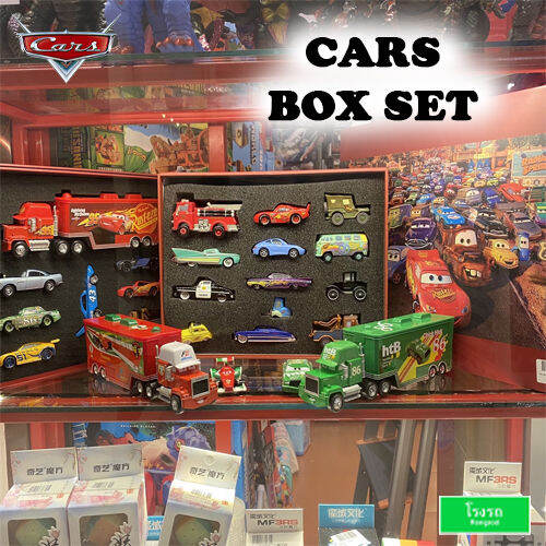 โมเดลรถ The Cars Box Set Disney Pixar Cars 2 3 Lightning McQueen Mater ...