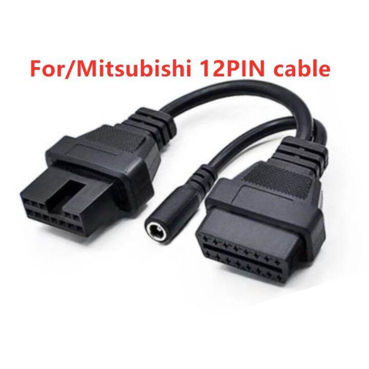 2022 new Original Car cables For Mitsubishi 12 Pin To 16 Pin Female OBD ...