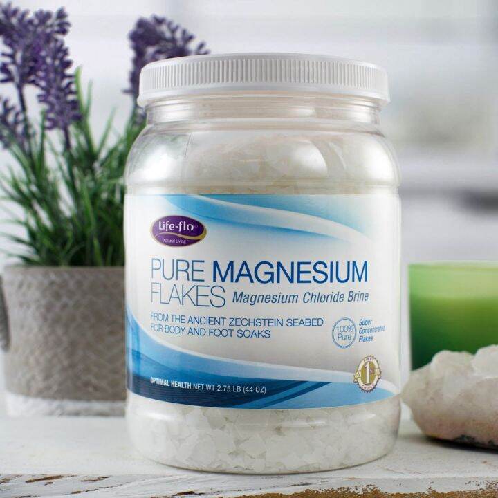 [PRE-ORDER] PURE MAGNESIUM FLAKES MAGNESIUM CHLORIDE BRINE BY LIFE-FLO ...