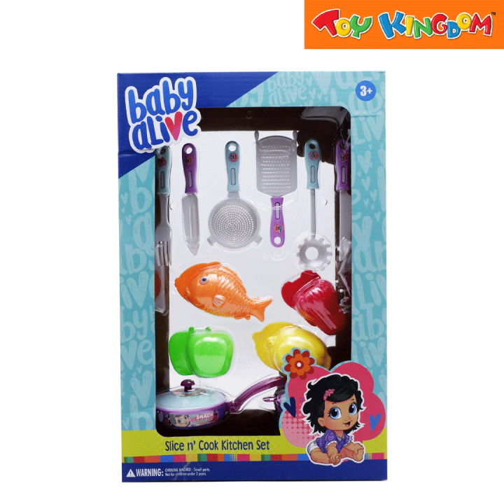 Baby Alive Slice 'n Cook Fish Slice Kitchen Playset | Lazada PH