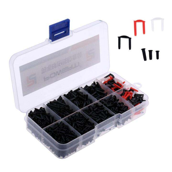 Gazechimp 1กล่อง (ประมาณ1500ชิ้น) ไนลอนแร็กเก็ตไม้แบด Grommets ตาไก่ ...