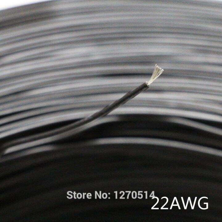 Tinned copper 22AWG Black cable, electric wire, PVC insulated wire ...