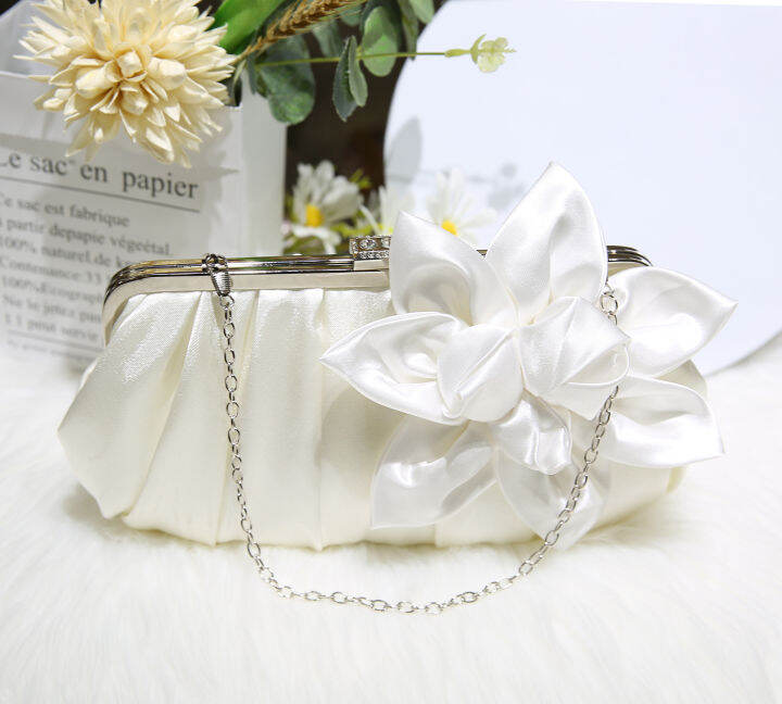 Beg Tangan Bunga Segar 3D Sederhana Warna Solid Bag Pakaian Berpasang ...