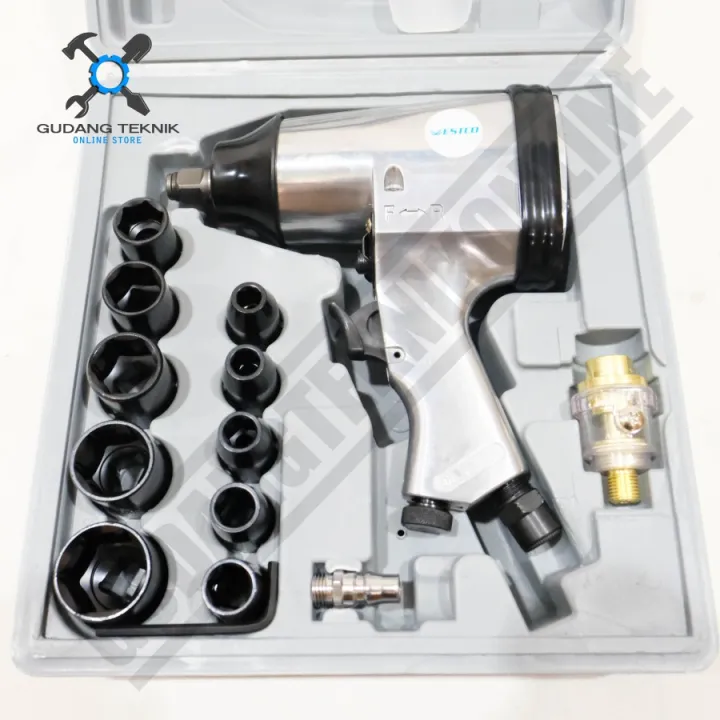 Air Impact Wrench Kit WESTCO 1/2" Alat Buka Baut Angin 1/2 inch / Alat ...