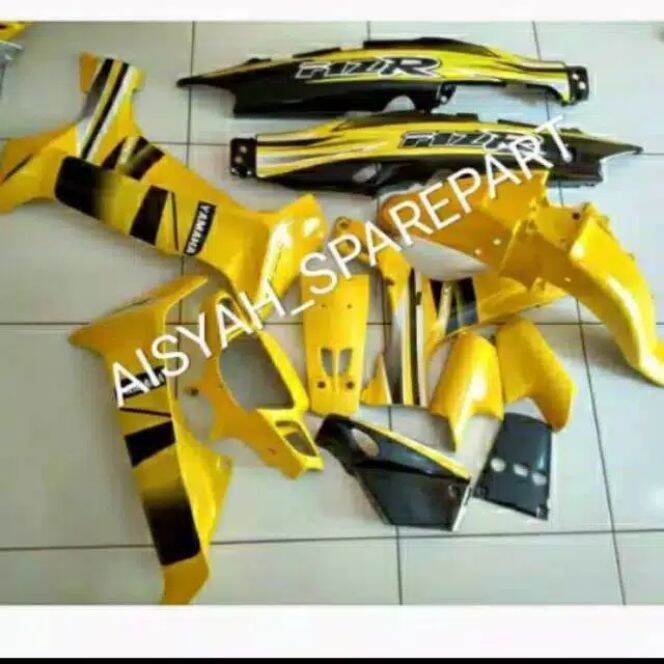 Body halus Yamaha F1ZR/fizr - warna kuning hitam plus sticker | Lazada ...