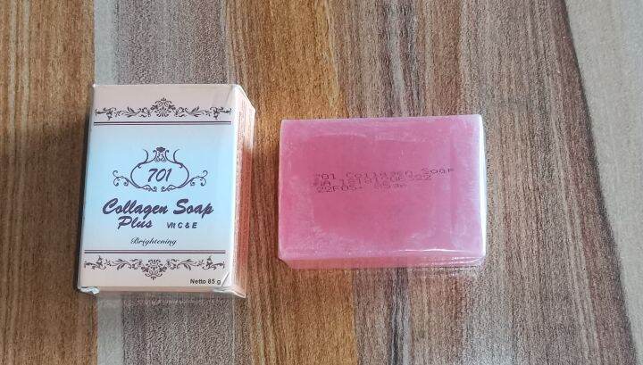 701 Brand Indonesian Brightening Collagen Soap Plus Vitamin C & E ...
