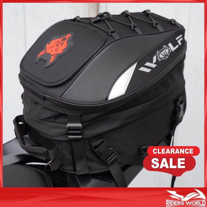 HELMET BAG MULTIFUNCTION MOTORCYCLE TAIL BAGREAR SEAT BAG BACKPACK ...