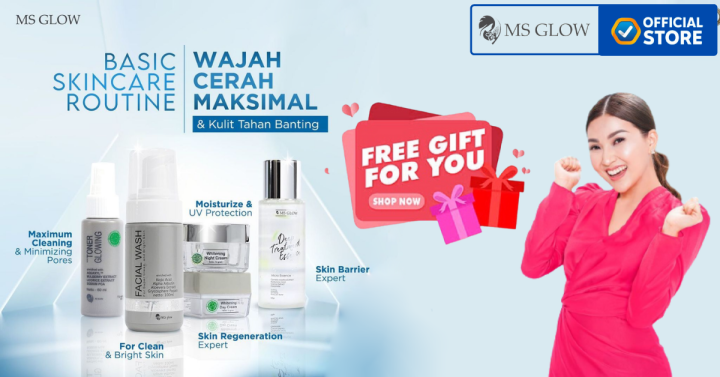 facial wash ms glow bpom acne whitening ultimate flek luminous ...