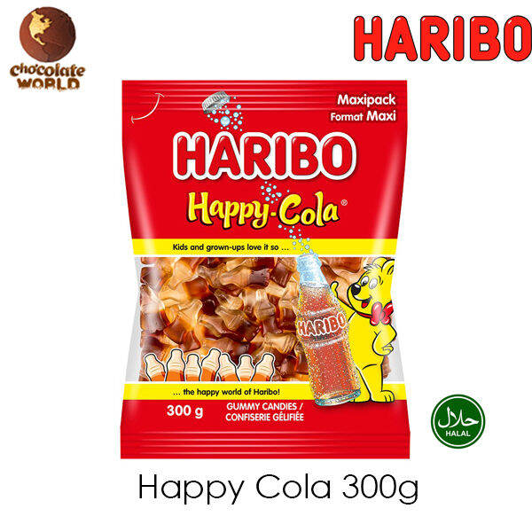 Haribo Happy-Cola Travel Edition Share Bag 300g (Made in Turkey) | Lazada