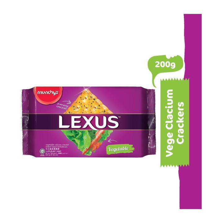 Munchy's Lexus Vege Calcium Cracker Biscuits 200G | Lazada Singapore
