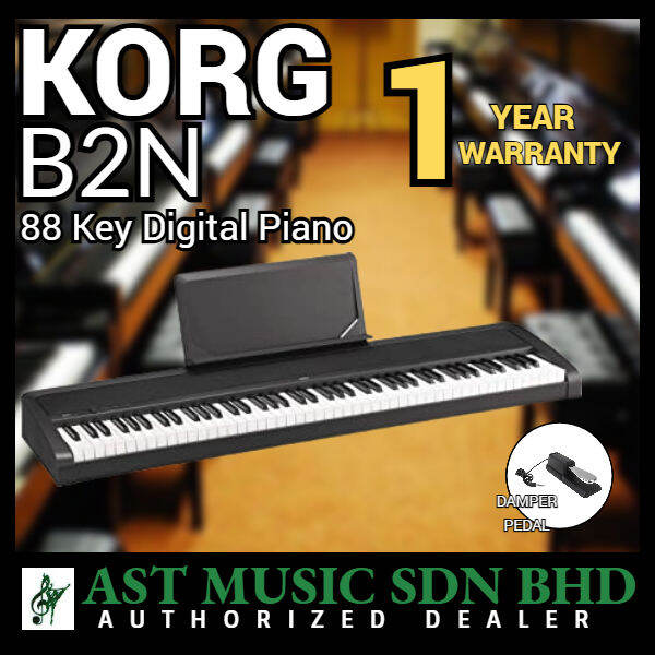 Korg B2N 88 Key Digital Piano with Korg Damper Pedal (B2 N / B2-N) | Lazada