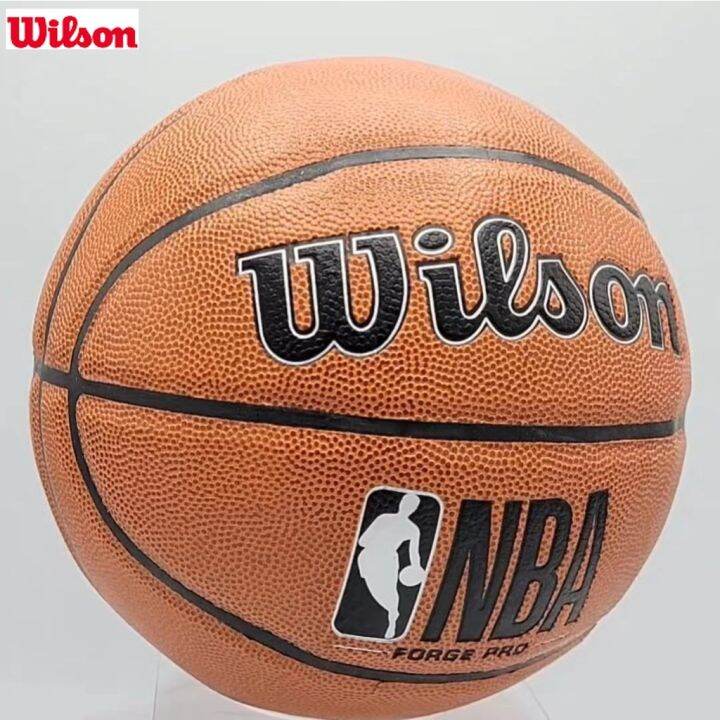 ใหม่ ลูกบาสเก็ตบอล Wilson FORGE PRO ขนาด 7 ทนทาน สําหรับผู้ใหญ่ 2022 ...