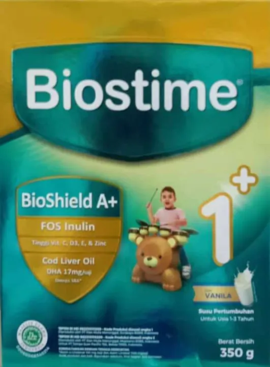 Susu Biostime 1+ 1-3 Tahun (350 Gram) / Biostime 1+ 1-3 Tahun Rasa ...