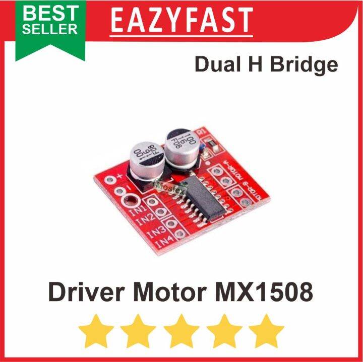 Driver Motor DC Mini H Bridge Dual Channel MX1508 bkn L9110S L298N | Lazada Indonesia
