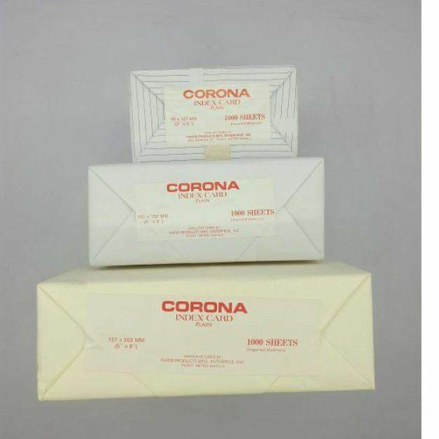 1000 Sheets Corona Index Card (Plain White) | Lazada PH