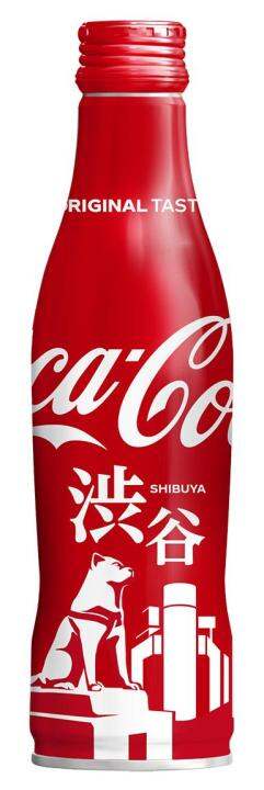 Coca-Cola Japan Slim Bottle Regional Design 250ml Full Bottle - Shibuya ...
