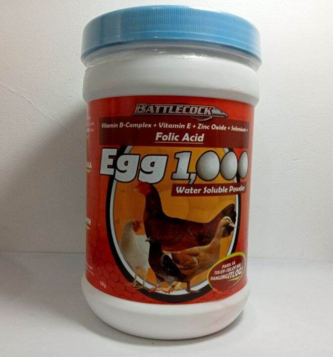 [3G AGRIVET] 1 KG BATTLECOCK EGG 1000 WATER SOLUBLE POWDER ( EGG ...