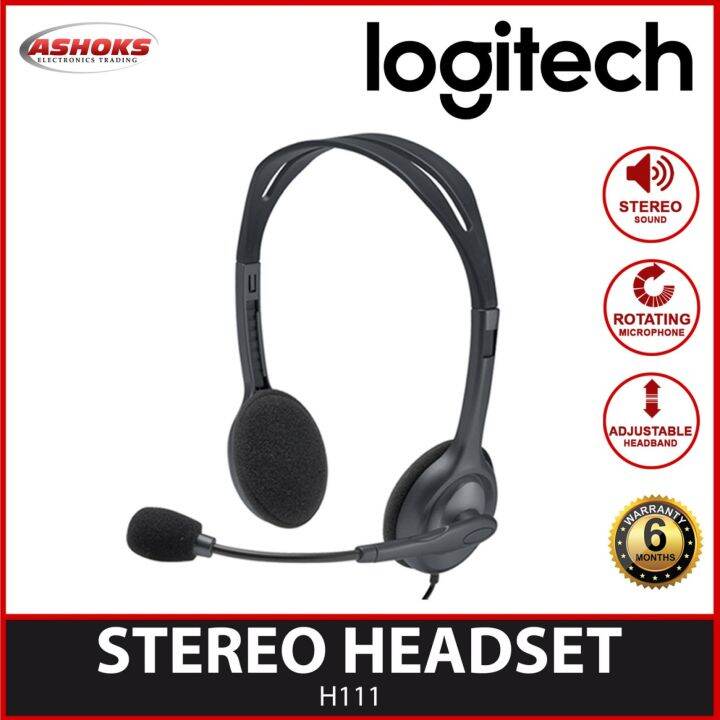 Logitech H111 Headset / H150 / H151 Over the Ear Headphones | Lazada PH