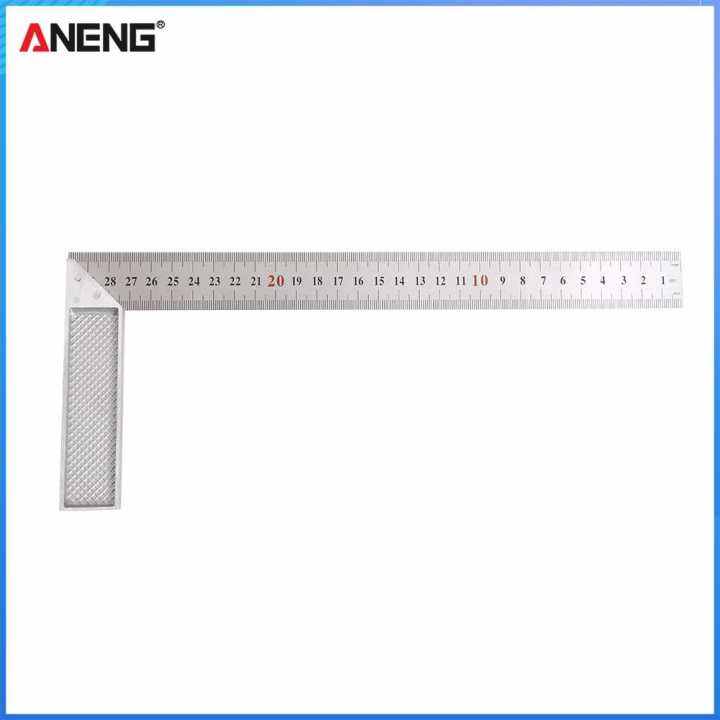 【ANENG】300mm Aluminum Alloy Square Ruler 90 Degree Right Angle Turning ...