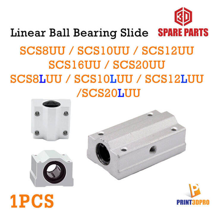 3D Spare Part SCS8UU SCS10UU SCS12UU SCS8LUU SCS10LUU SCS12LUU SCS20LUU ...