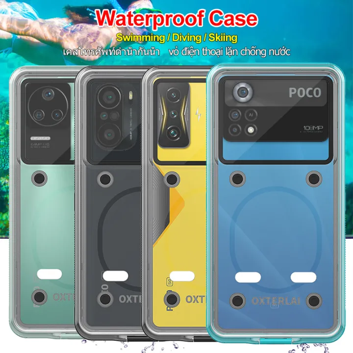 Waterproof Case for Xiaomi Poco X4 F4 F3 GT X3 NFC X2 M2 Pro Swimming ...