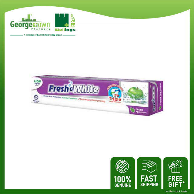 FRESH & WHITE FRESH APPLEMINT TOOTHPASTE 160G | Lazada