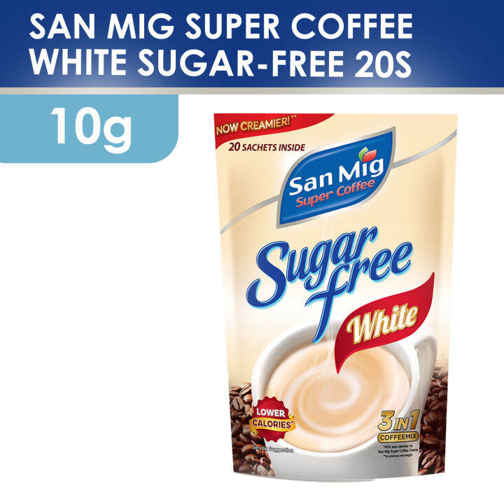 San Mig Super Coffee White Sugar-Free 20s (10g) | Lazada PH