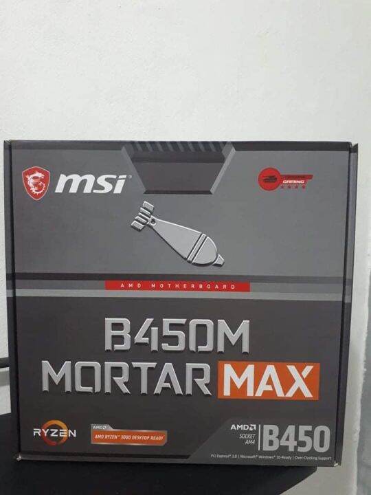 MSI B450M Mortar Max motherboard | Lazada PH