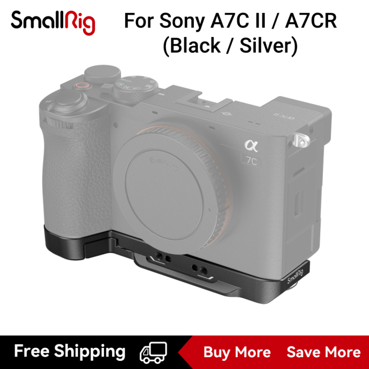 SmallRig แผ่นยึดตั้งกล้องล่างสำหรับ Sony A7C II / A7CR 4438 (สีดำ)/4439 (สีขาว) | Lazada.co.th
