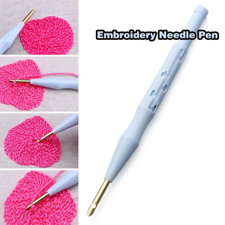 Magic Needle Embroidery Pen Adjustable Punch Needle Rug Yarn Needle ...