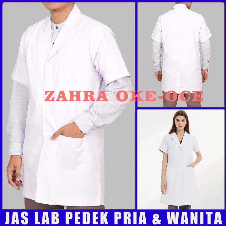 Jas LAB / Jas Laboratorium / Jas Praktek Lengan Pendek | Lazada Indonesia