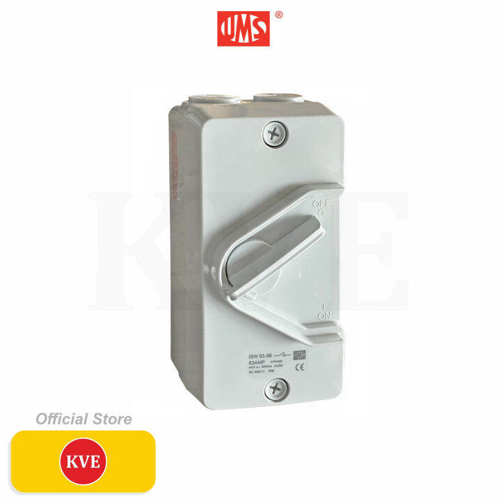 UMS 63A 3Pole Switched Neutral Isolator ISW63-3B | Lazada