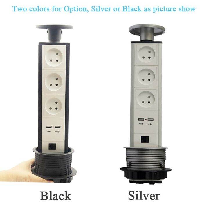 Israeli Kitchen Retractable Desktop Power Socket Pulling Pop Up ...